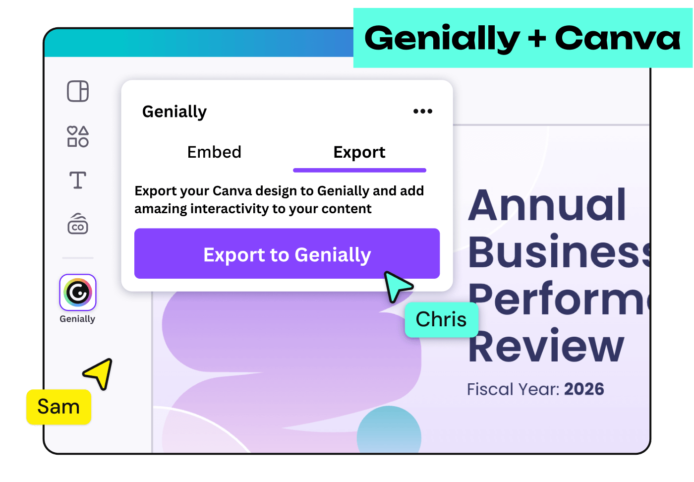 Conecta Genially y Canva | Genially
